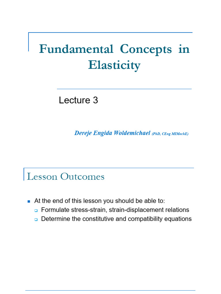 Elasticity Concepts and Hooke's Law | PDF | Elasticity (Physics) | Young's Modulus