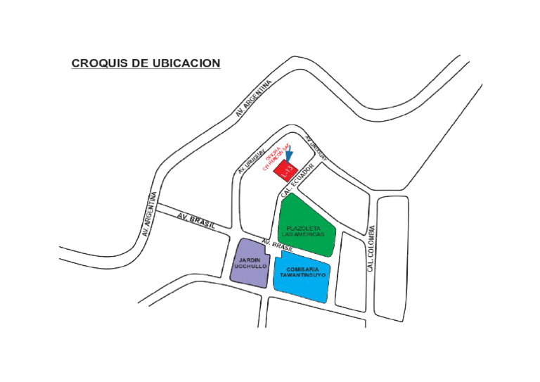 Croquis de Ubicacion | PDF