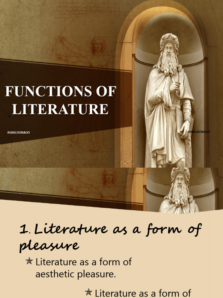 Functions of Literature | PDF