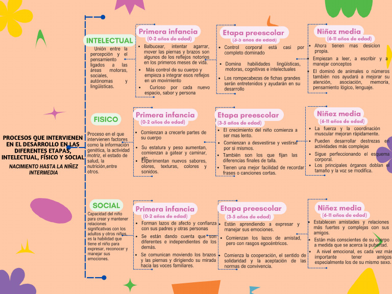 Esquema Intelectual, Fisico y Social | PDF