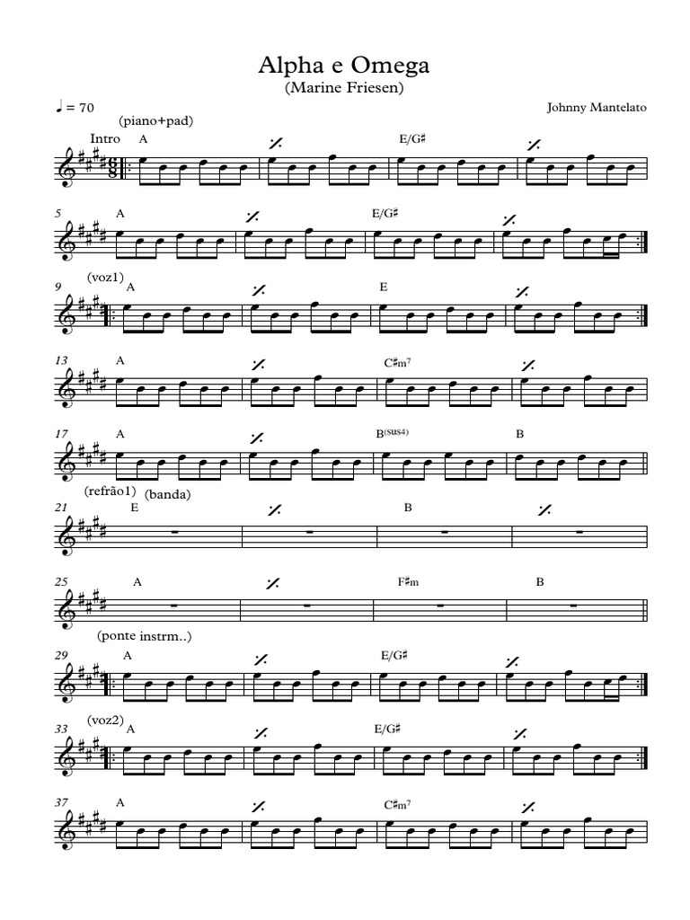 Alpha e Omega - Cifra | PDF