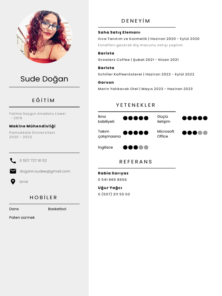 Sude Doğan CV | PDF