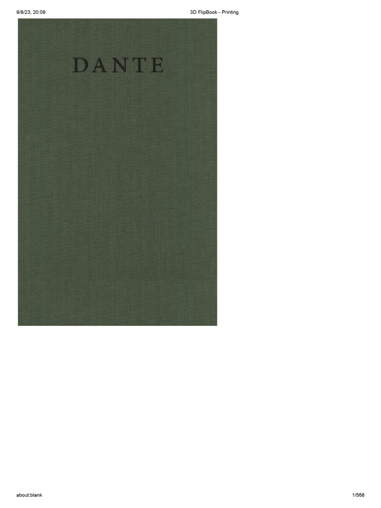La Divina Comedia - Dante | PDF