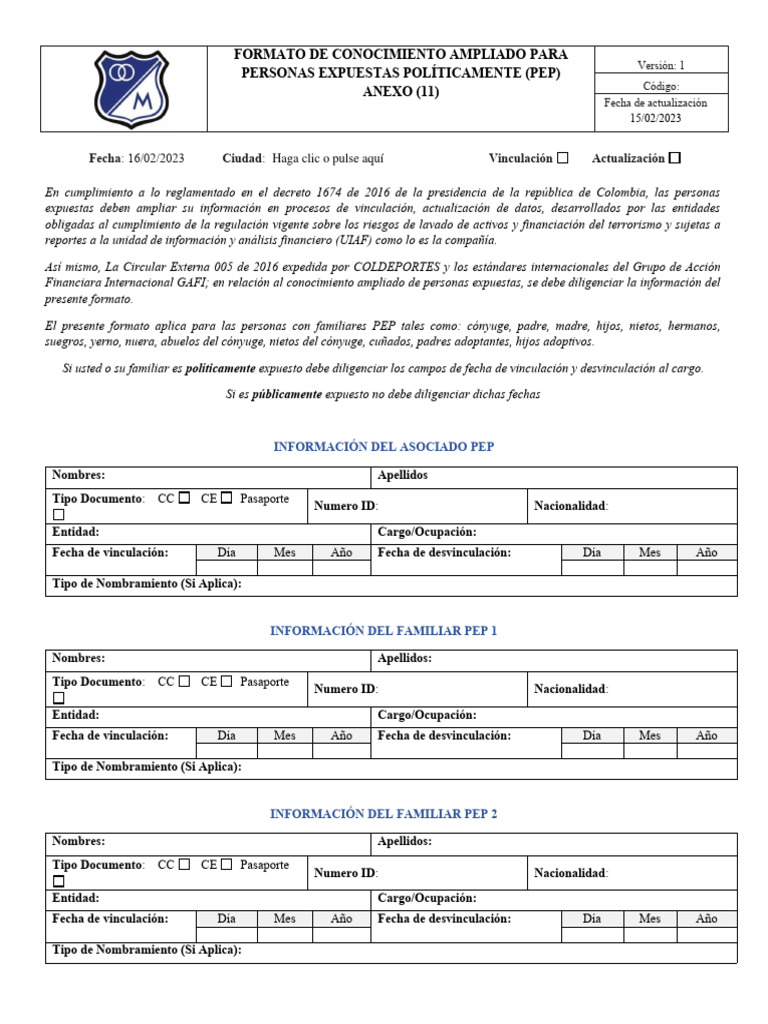 Formato PEP 2023 | PDF