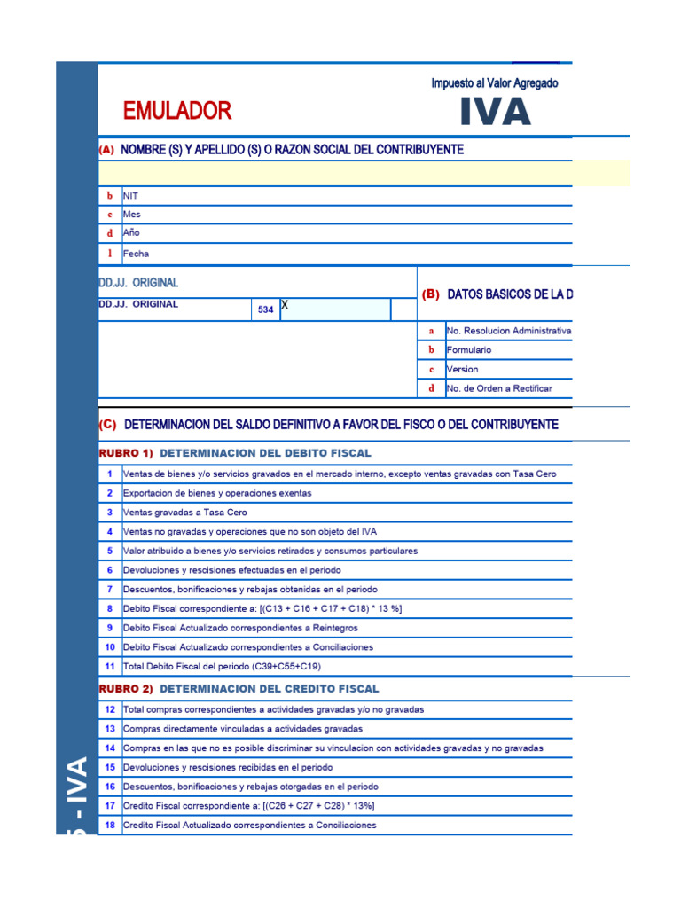 Form. 200 v.5 - IVA | PDF | Impuesto al valor agregado | Impuestos