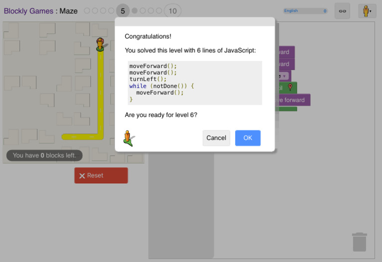Blockly Games Maze | PDF