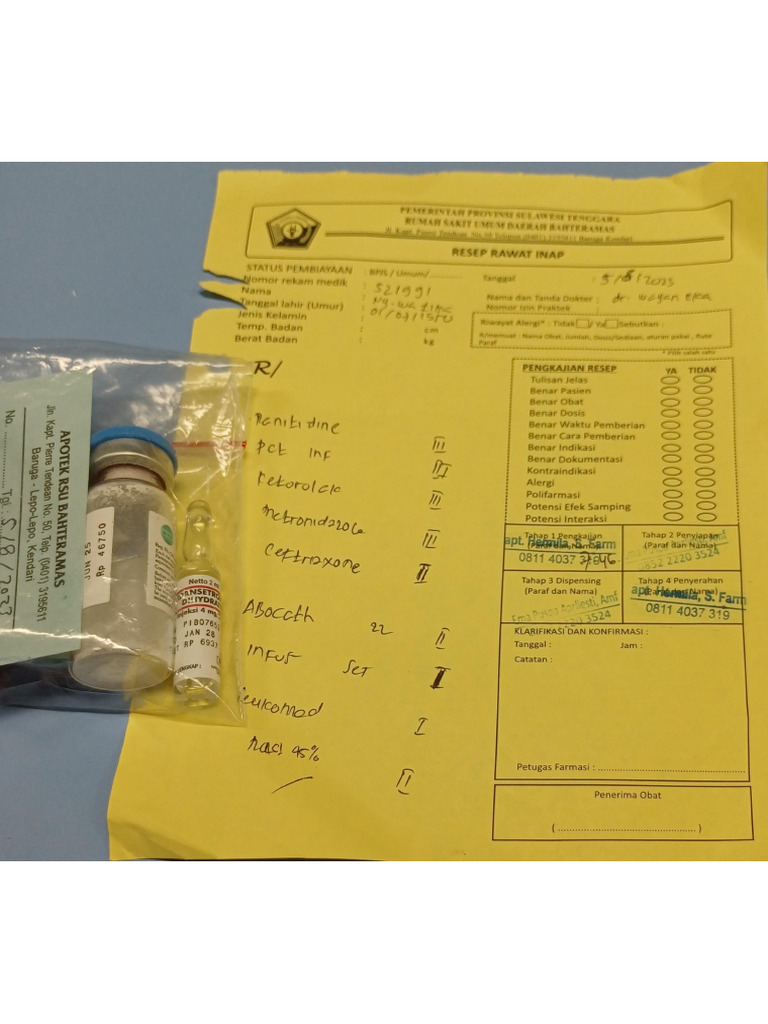 Resep Intravena | PDF