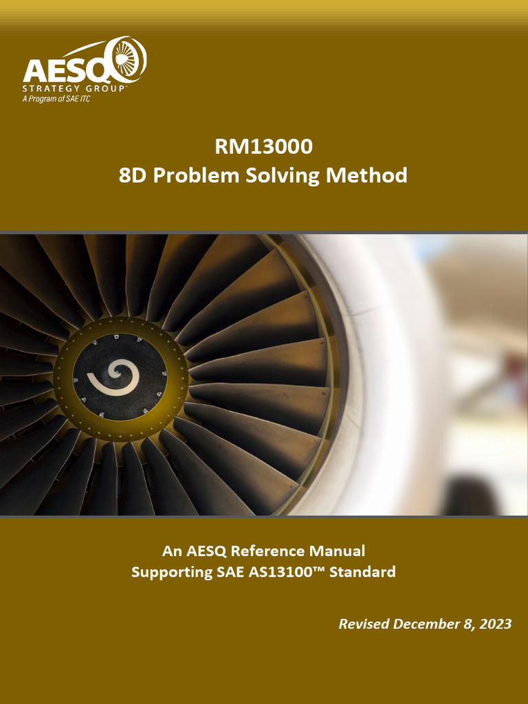 RM13000 8D Problem Solving Method PDF Methodology Supply Chain