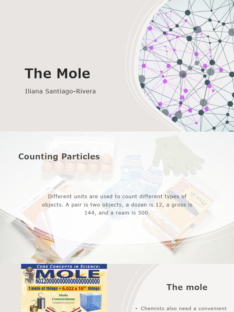 The Mole | PDF | Mole (Unit) | Molecules