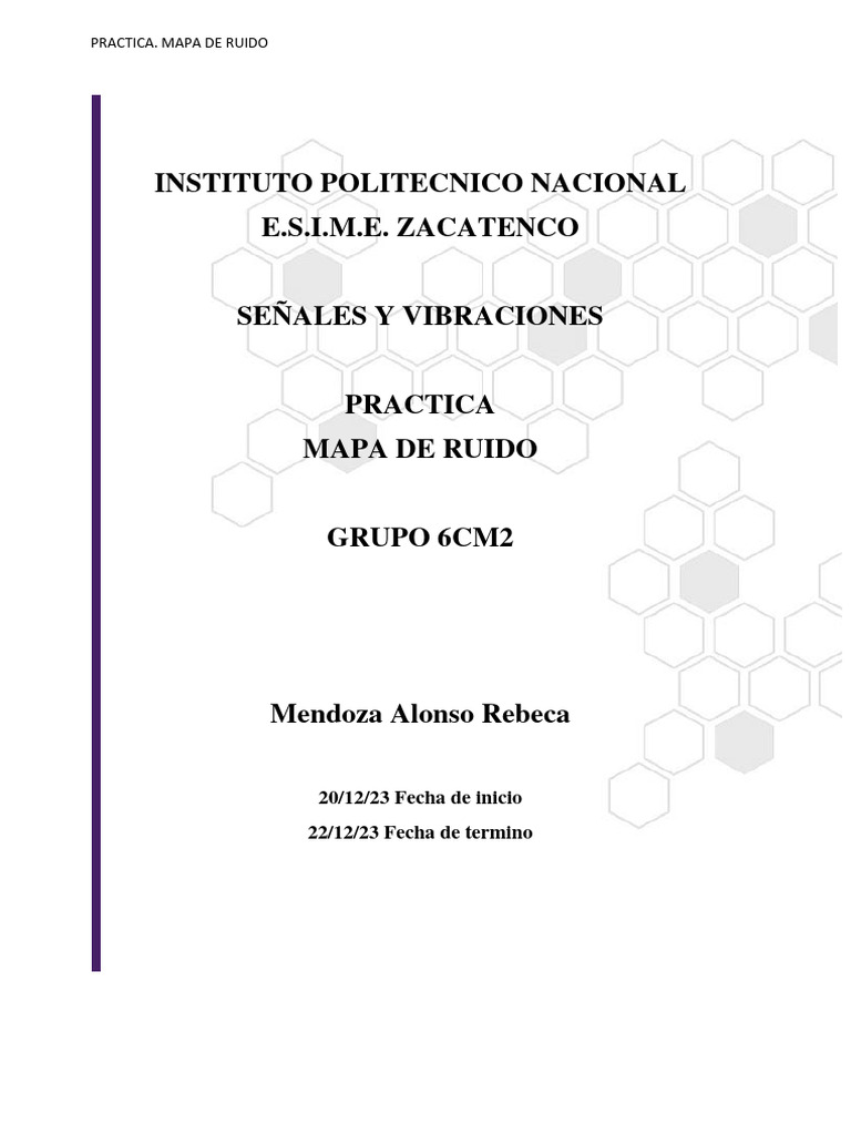 Mapa de Ruido | PDF | ruido | Planificación