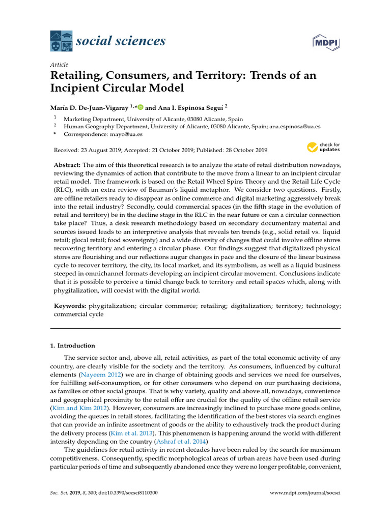 Retailing, Consumers, and Territory | Download Free PDF | Retail | E Commerce
