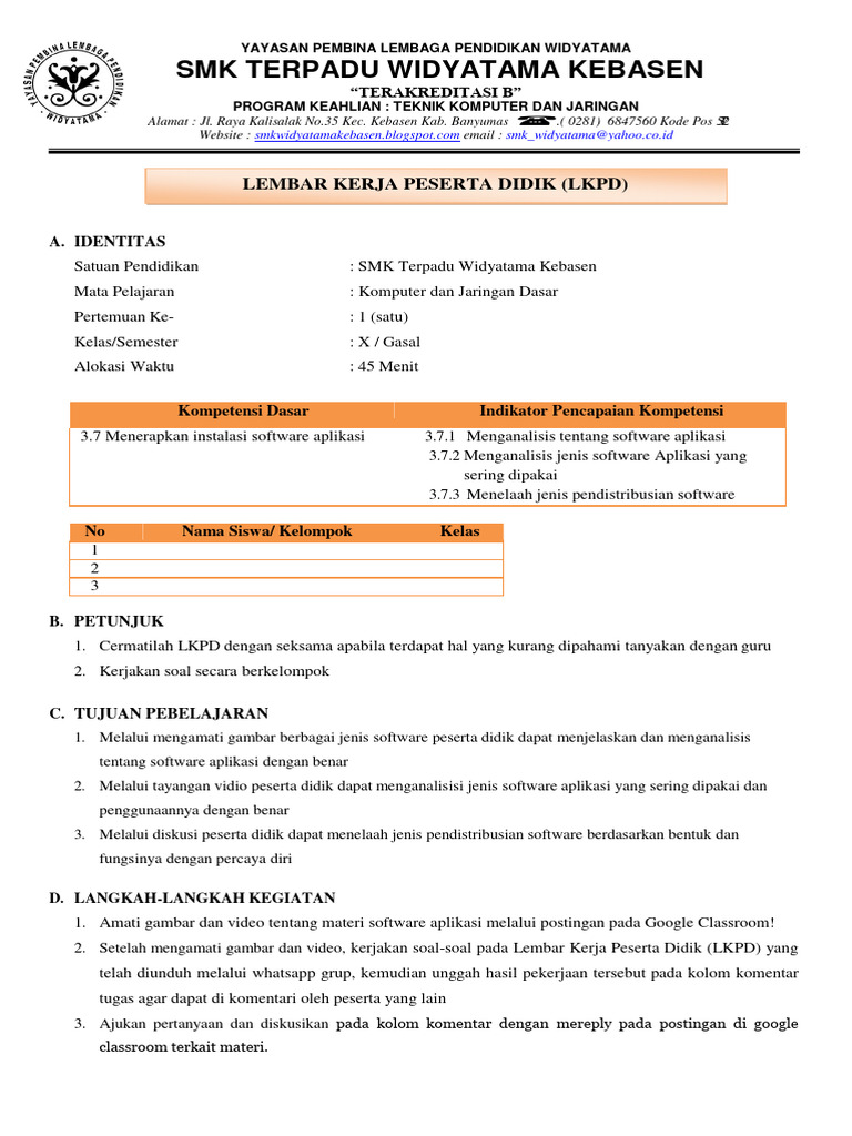 LKPD-Arum Kamaratih | PDF | Komputer