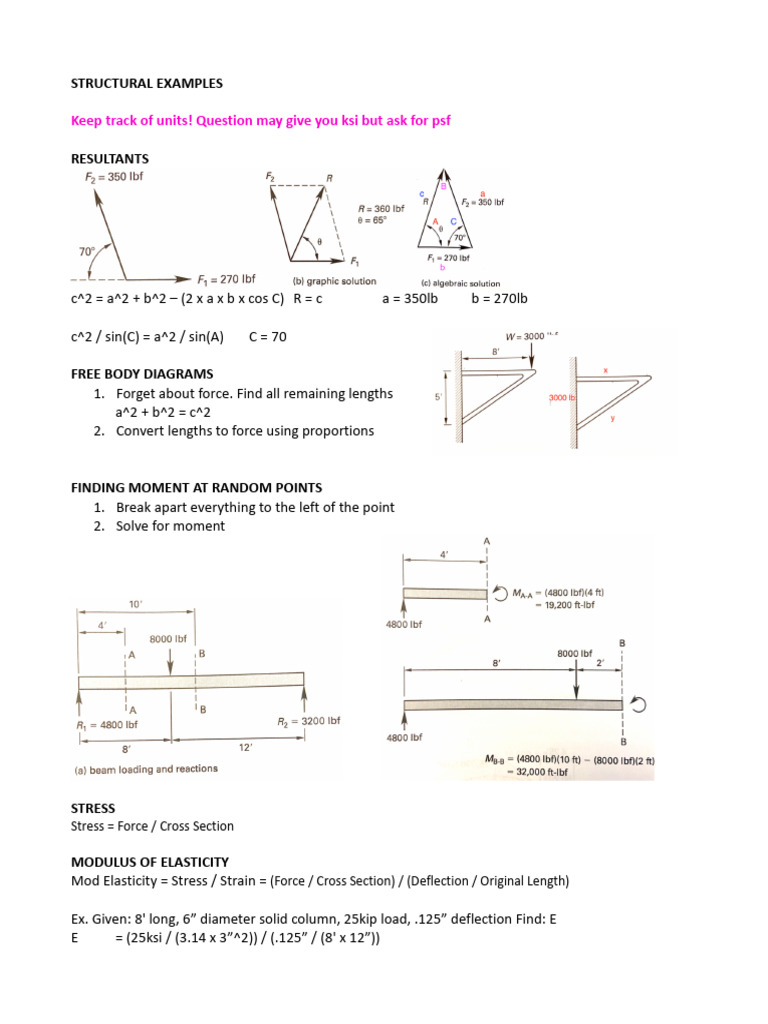 Structural Examples Pdf
