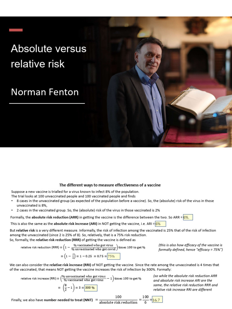 Relative Risk | PDF | Epidemiology | Public Health