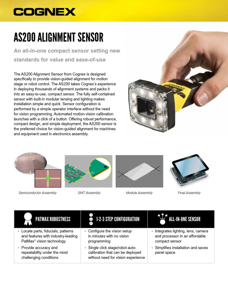 Datasheet AS200 | PDF | Sensor | Robot