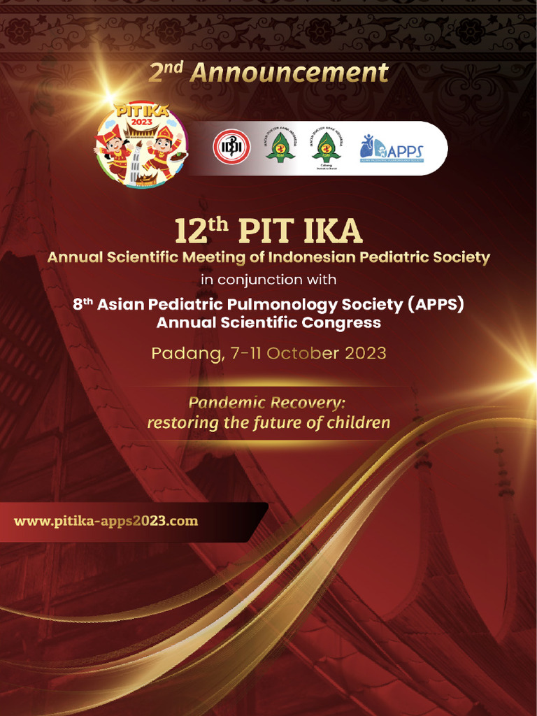 2nd Announcement 12th PIT IKA | PDF | Pediatrics | Preterm Birth