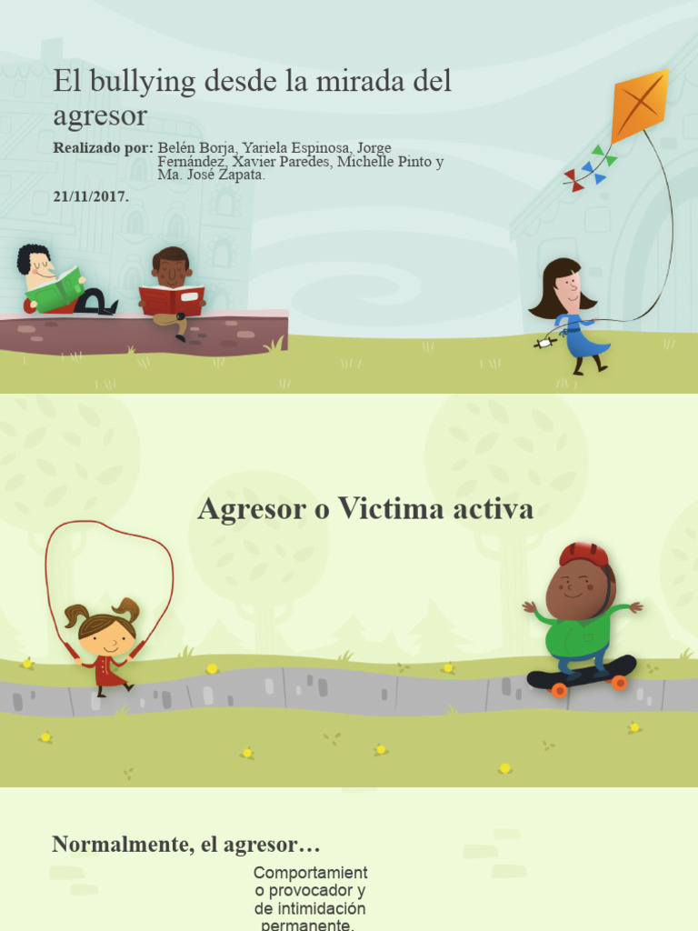 El Bullying Desde La Mirada Del Agresor | PDF | Agresión | Injusticia