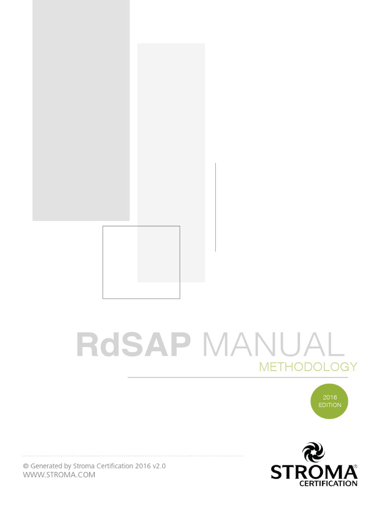 Example Rdsap Manual | PDF | Efficient Energy Use