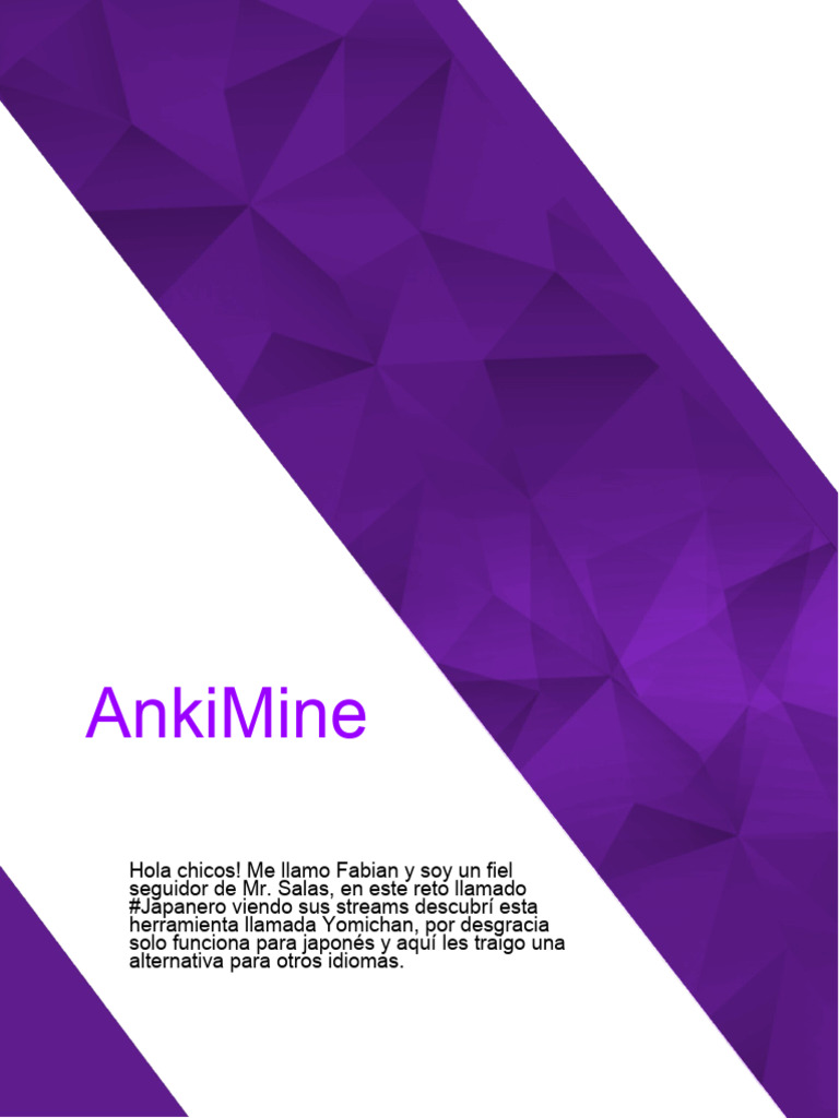 Alternativa Yomichan - Fabian Soto | PDF