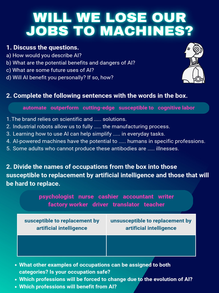 Will We Lose Our Jobs To Machines | PDF