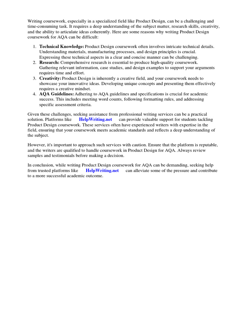 As Product Design Coursework Aqa | PDF | Understanding | Creativity