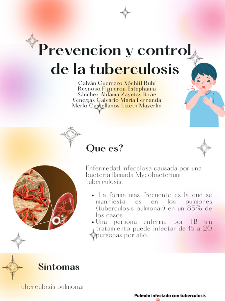 Prevencion y Control de La Tuberculosis | PDF | Tuberculosis ...