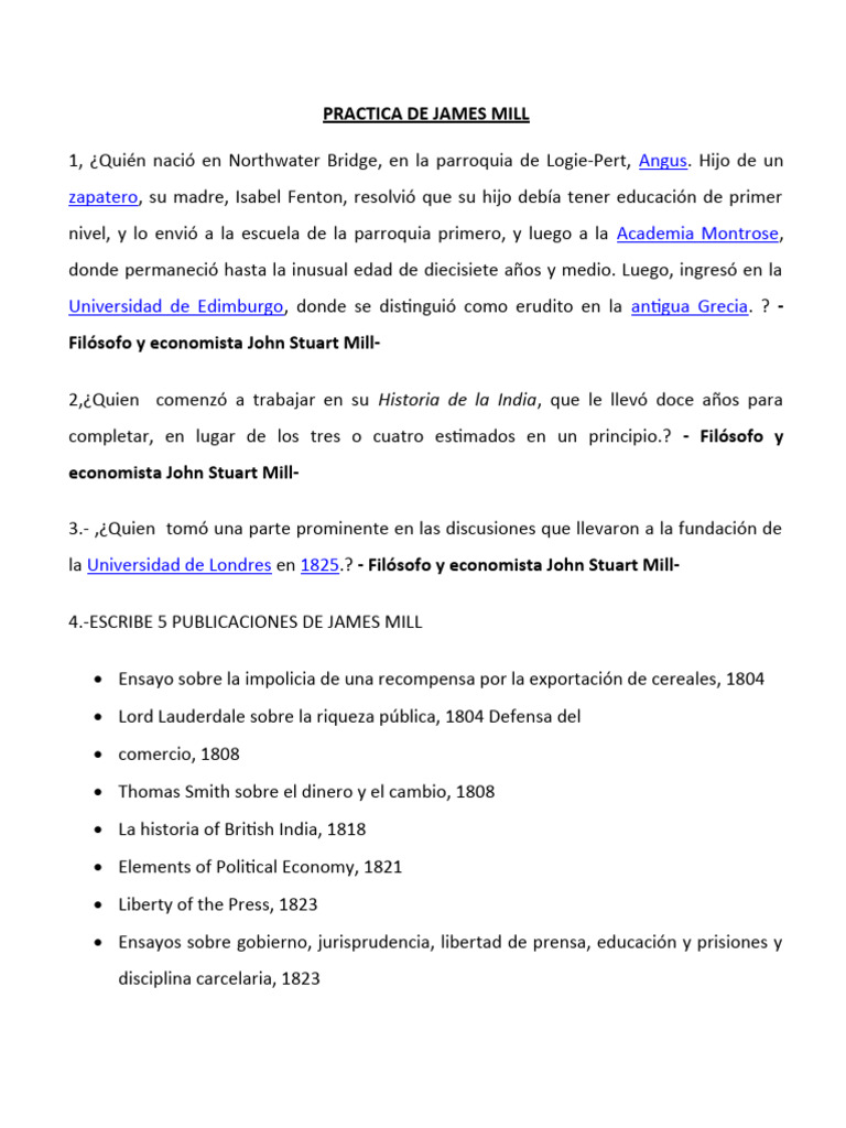 Listo - Practica de James Mill | PDF | John Stuart Mill