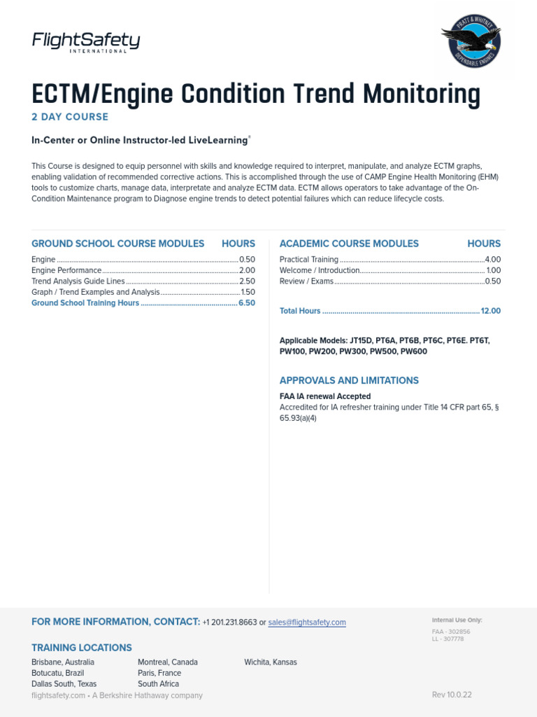 ECTM Engine Condition Trend Monitoring | PDF | Systems Science
