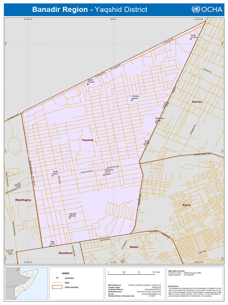 R So220111 Banadir Region Yaqshid District Reference Map 20 February ...