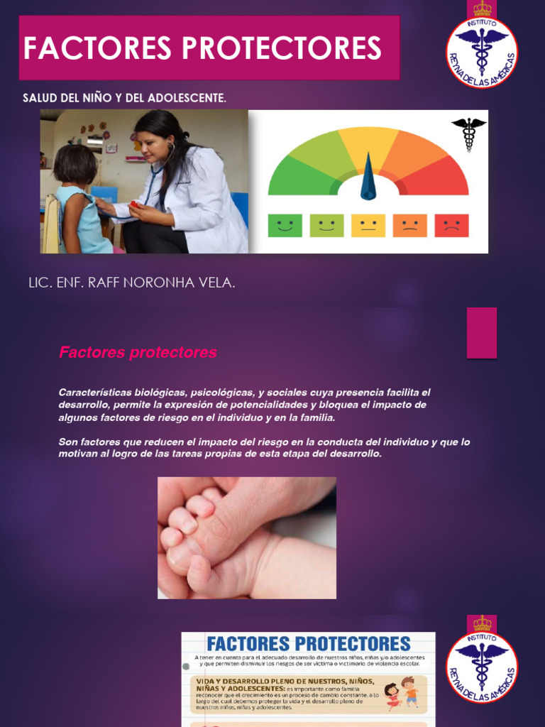 Semana N 2 Factores Protectores Factores de Riesgo Plan Nacional en ...