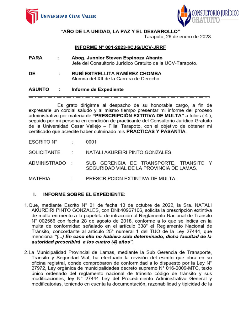 Informes de Casos Rubi Ramirez | PDF | Justicia | Crimen y violencia