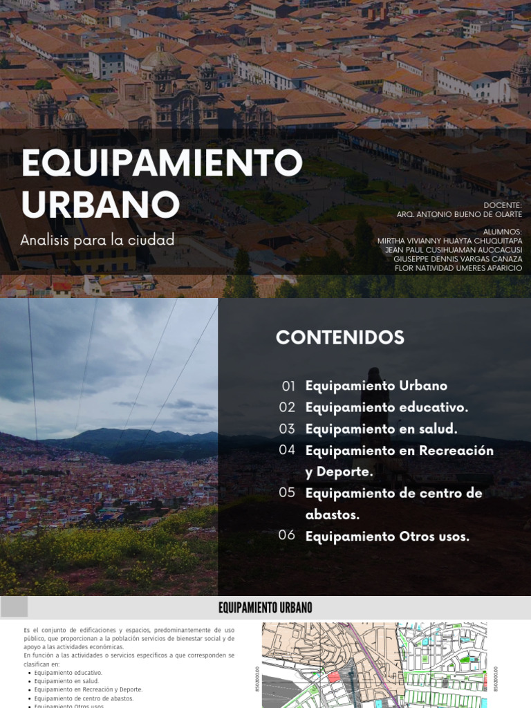 Equipamiento Urbano | PDF