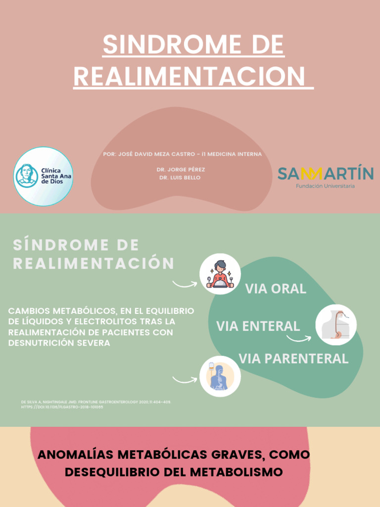 SD Realimentacion | PDF | Especialidades Medicas | Nutrición