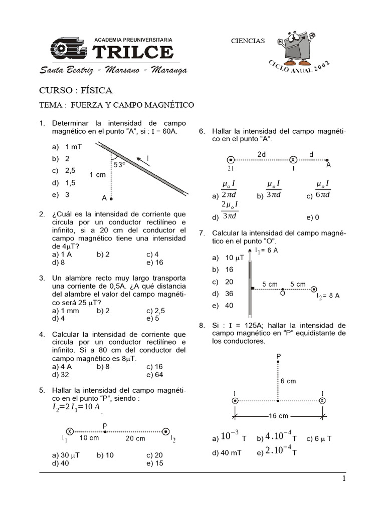 Electromagnetismo | PDF | Corriente eléctrica | Electromagnetismo