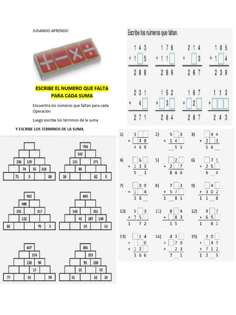 Matemáticas Divertidas para Niños | PDF
