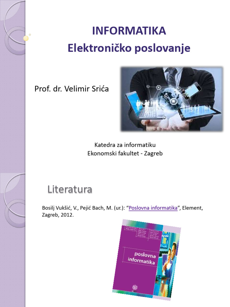 09-INFORMATIKA - Elektroničko Poslovanje | PDF