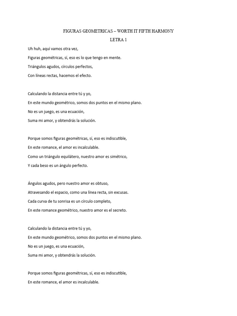 Letras de Figuras Geométricas | PDF | Geometría | Triángulo