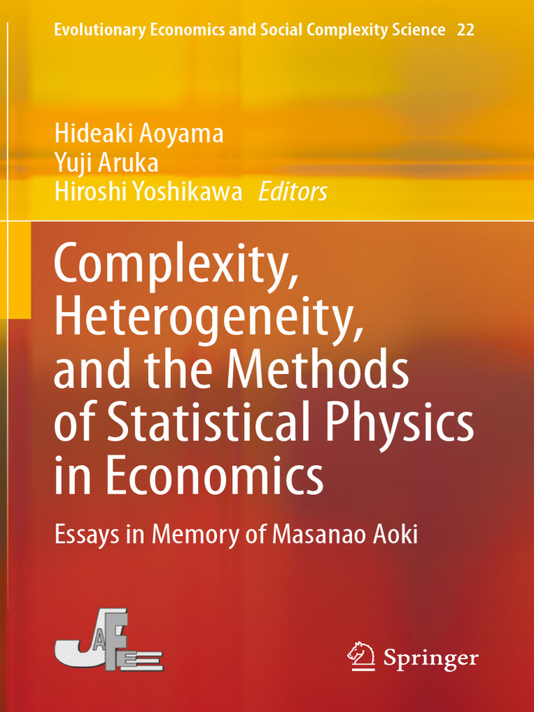 Complexity, Heterogeneity, and The Methods of Statistical Physics in Economics | PDF ...