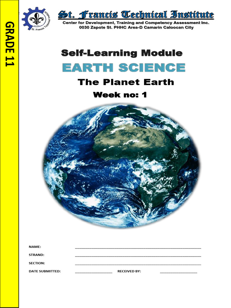 Week 1 - Earth Science | Download Free PDF | Earth | Atmosphere