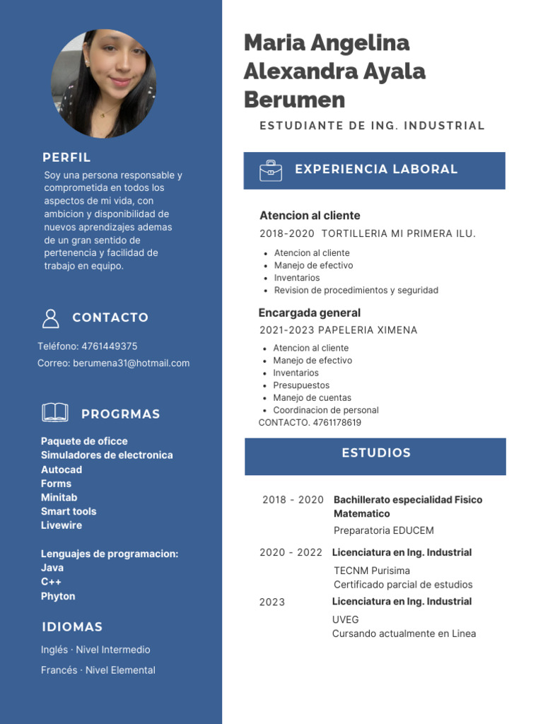 Maria Angelina Alexandra Ayala Berumen | PDF