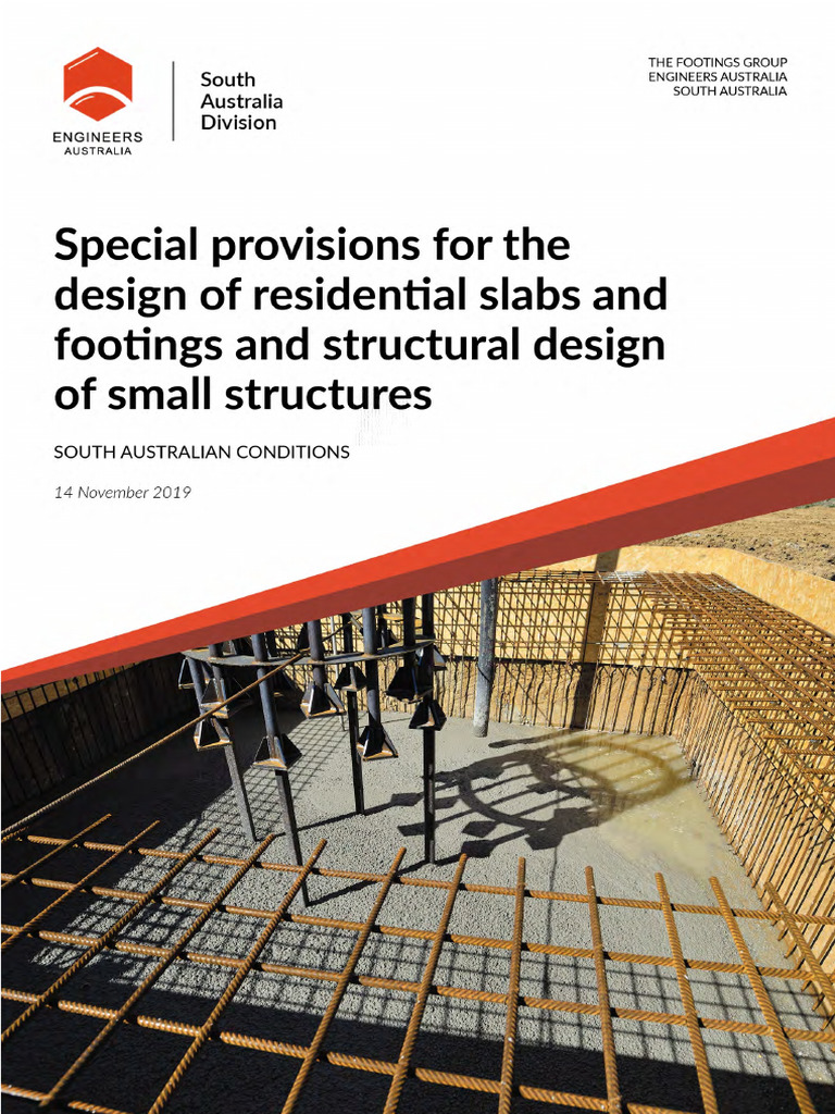 Special Provisions Design Residential Slabs Footings | Download Free ...