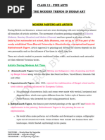 Full Notes Pahari School Class 12 | PDF | Paintings | Plastic Arts