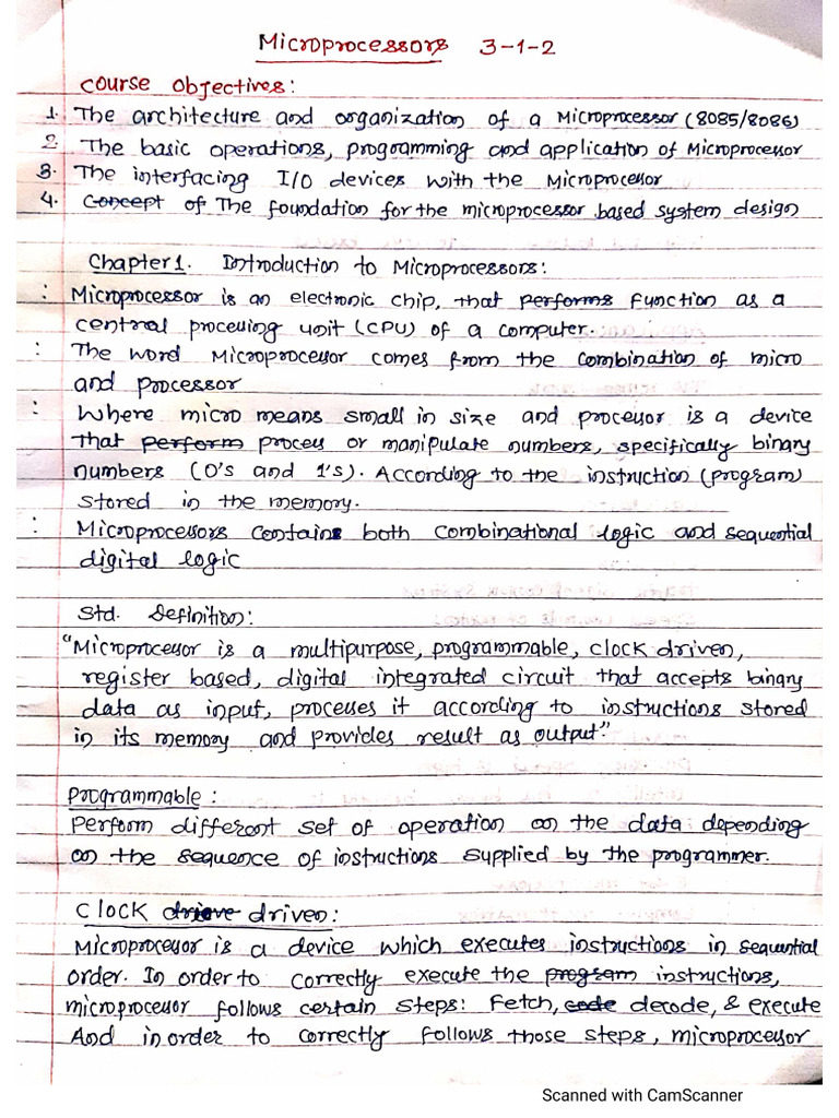Microprocessor | PDF