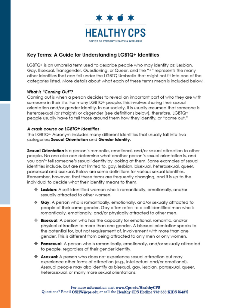 key-terms-for-understanding-lgbtq-identities | PDF | LGBTQIA+ Studies ...