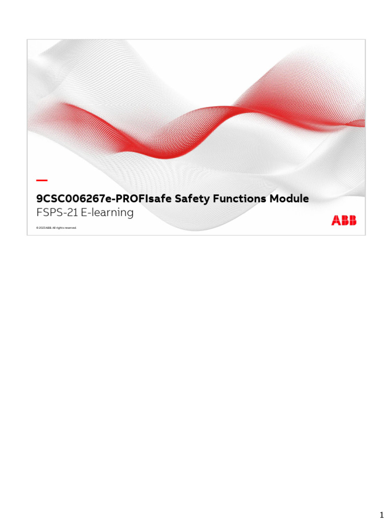 9CSC006267e - PROFIsafe Safety Functions Module - 11122023 - EN | PDF ...