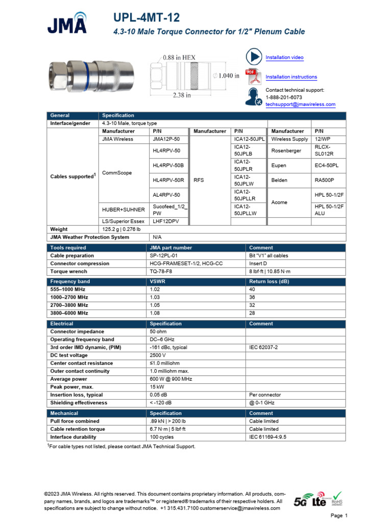 Upl 4MT 12 | PDF | Electrical Connector | Electrical Engineering