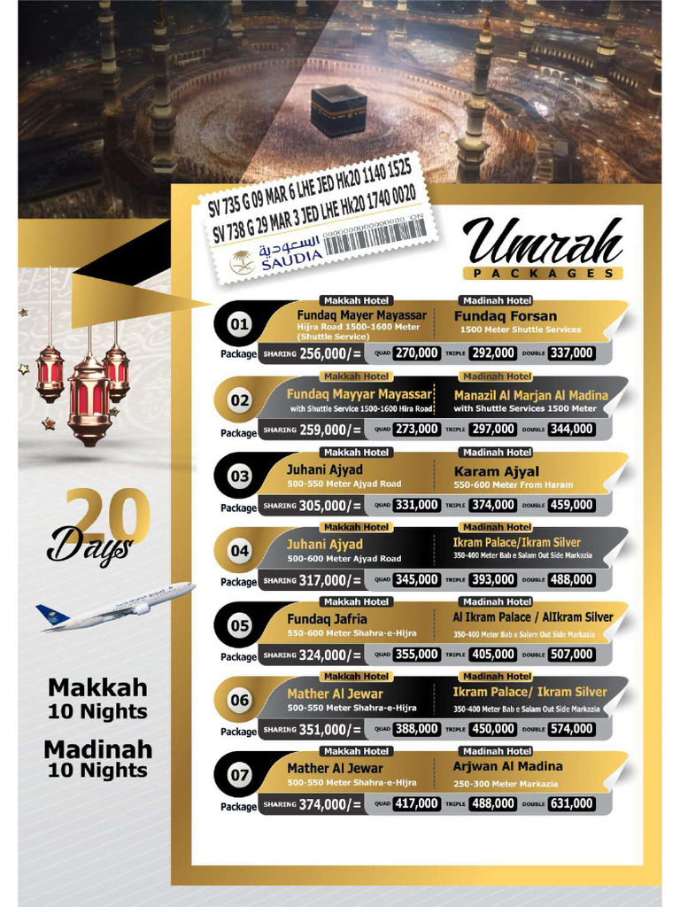 Witout Logo Ramzan Packages | PDF