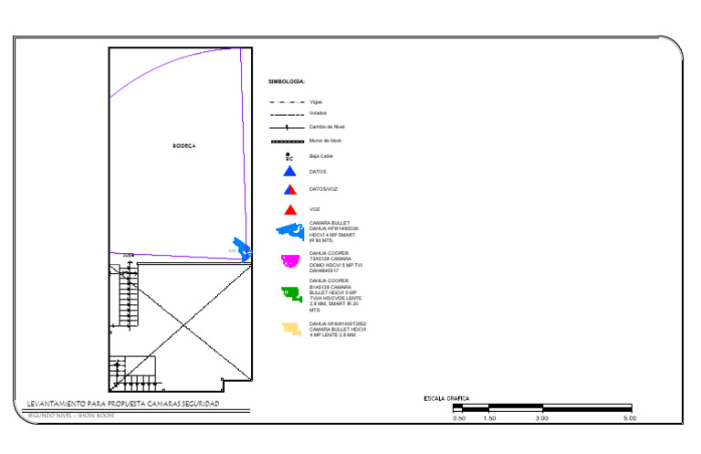 Plano Cctv-Nivel 2-Angulo de Vision - La Florida | PDF