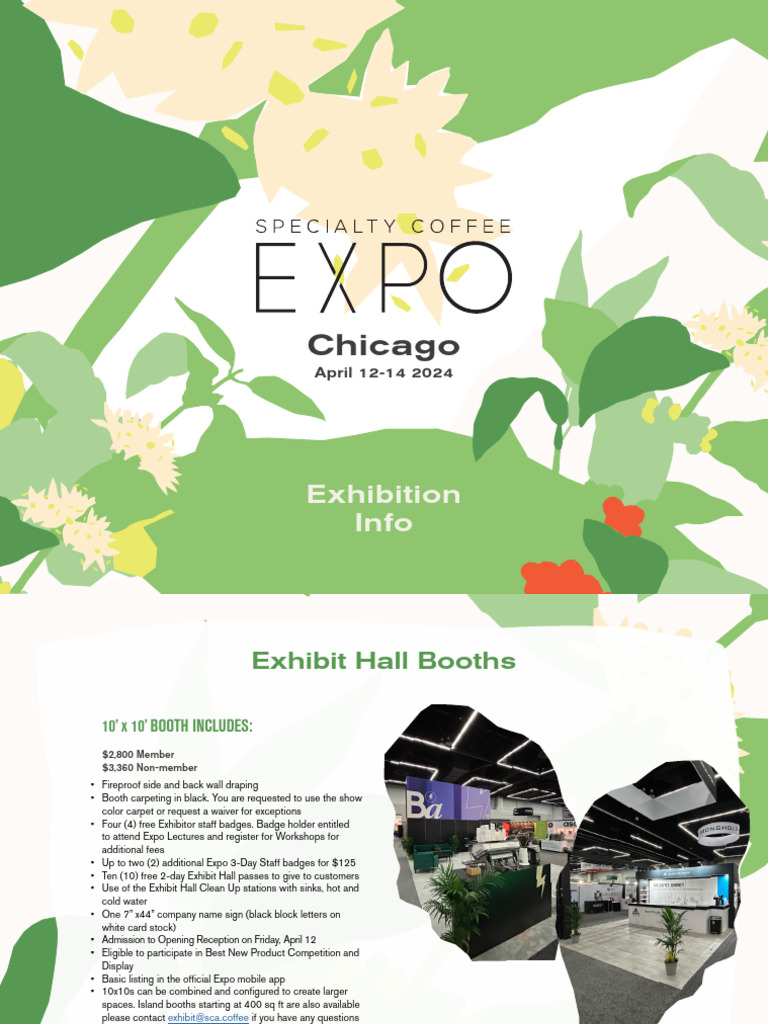 Specialty Coffee Expo Exhibitor Guide | PDF