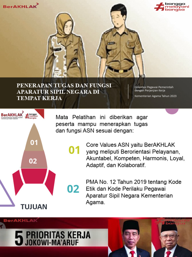 Fungsi & Tugas ASN | PDF | Karier & Perkembangan | Pengembangan Diri